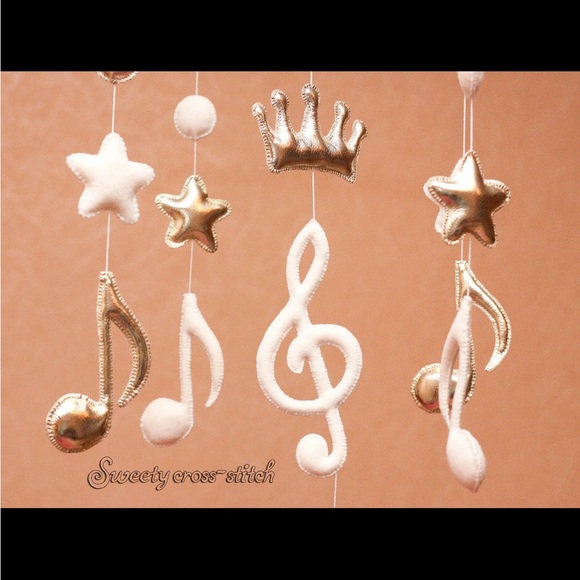 Other | Musical Notes Baby Crib Mobile | Poshmark
